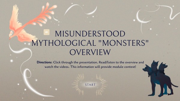 Misunderstood Mythological Monster Overview
