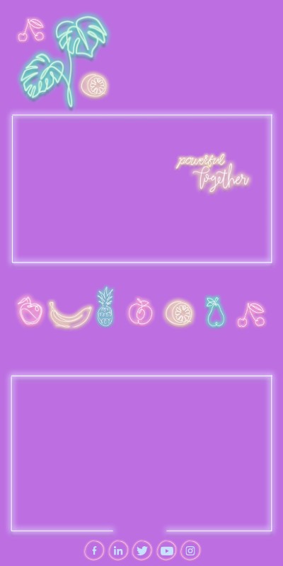 Infografia Florida Neon