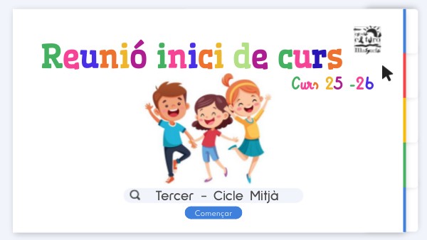 24/25 Tercer REUNIONS INICI DE CURS