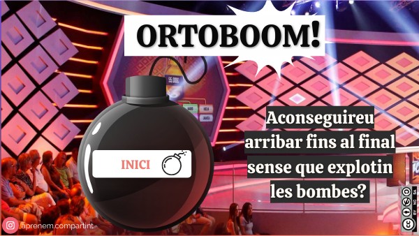 BOOM ortogràfic anàlisis oracions (català)