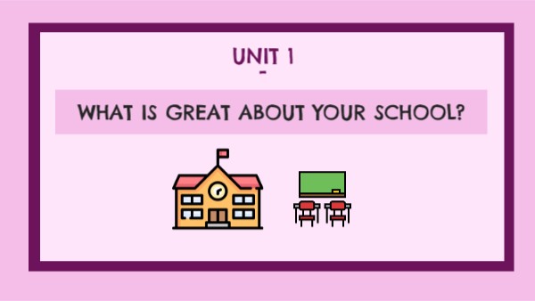 LH 4 -UNIT 1: school subjects | Genially