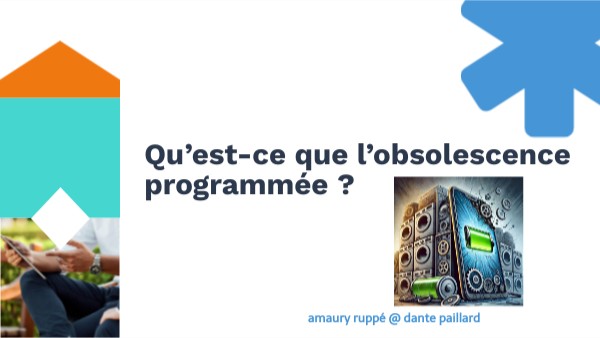obsolescence PROGRAME