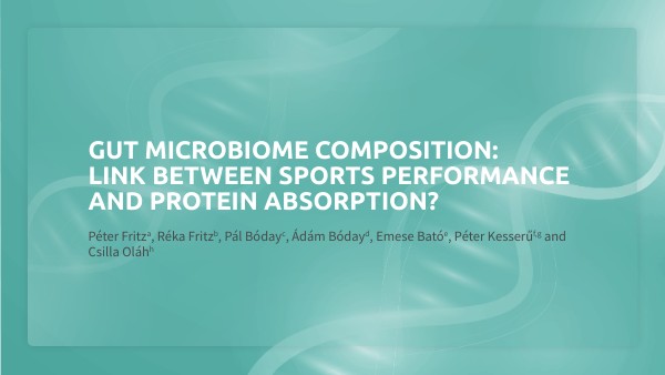 Gut microbiome composition: sports performance and protein absorpotion