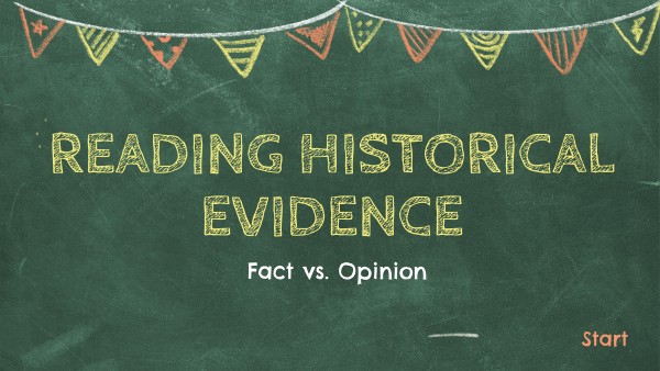 Reading Historical Evidence
