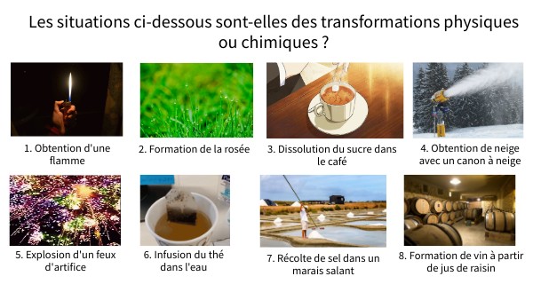 Russo - Transformations chimiques ou physiques