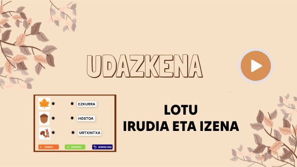 LOTU -UDAZKENA