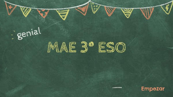 MAE 3º ESO