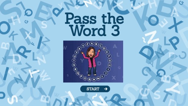 PASS THE WORD 3