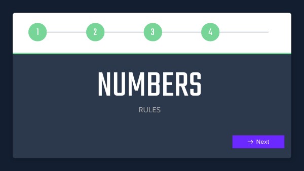 NÚMEROS INGLES RULES | Genially