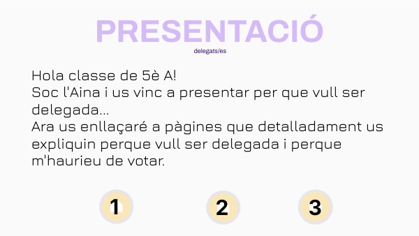Presentació delegada
