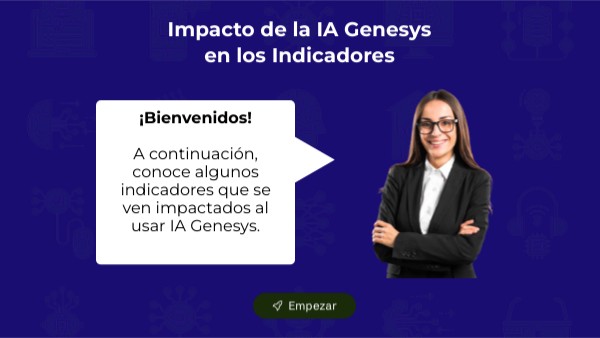 Impacto de la IA Genesys en los Indicadores