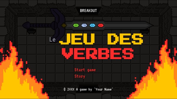 le JEU des verbes | Genially