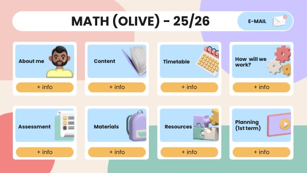 MATH OLIVE GUIDE