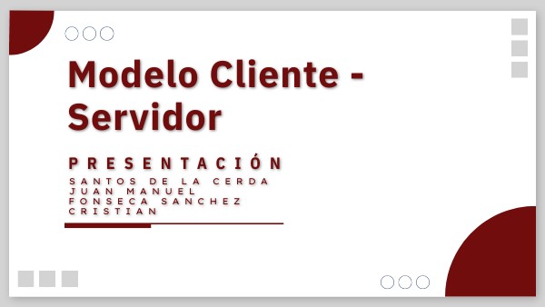 modelo cliente - servidor | Genially