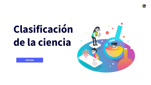 25-1 Clasificación de las ciencias | Genially