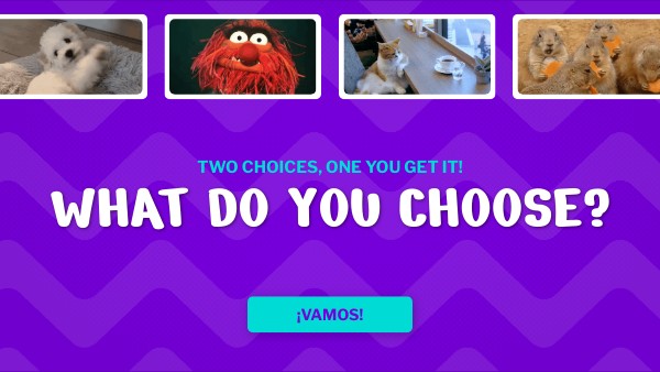 WHAT DO YOU CHOOSE?