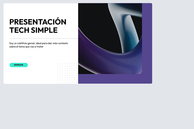 Presentación Tech Simple | Genially