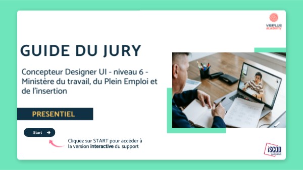 Version PDF - Guide du jury - Concepteur Designer UI | Genially