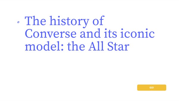 The history of the Converse company and its iconic model: the All Star