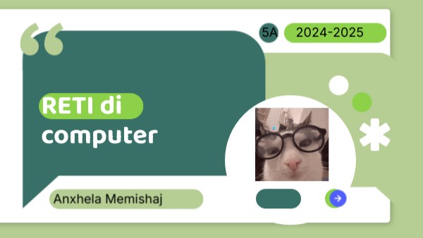 Reti di computer .Anxhela Memishaj 2024-2025 | Genially
