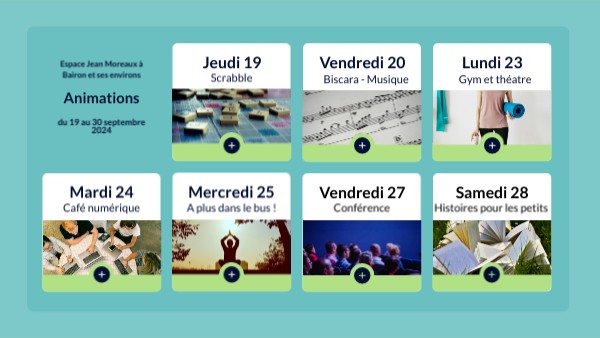programme du 19 au 30 septembre 2024