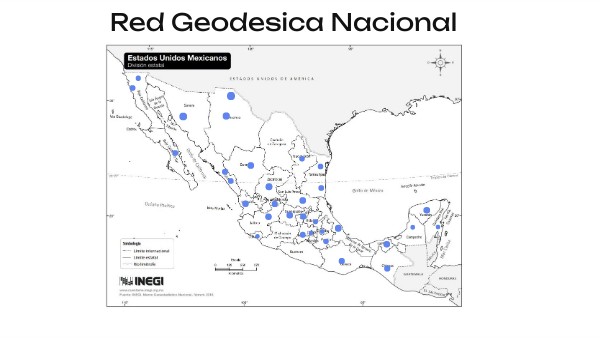 Mapa de la red geodésica nacional activa | Genially