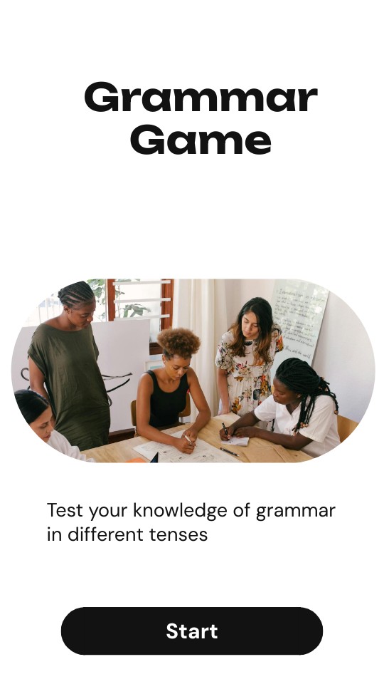 Grammar Game | Genially