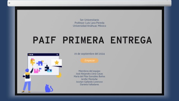 PAIF Primera Entrega | Genially