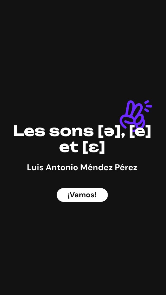 Les sons [ə], [e] et [ɛ] | Genially