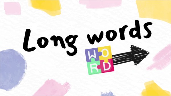 LONG WORDS GAME