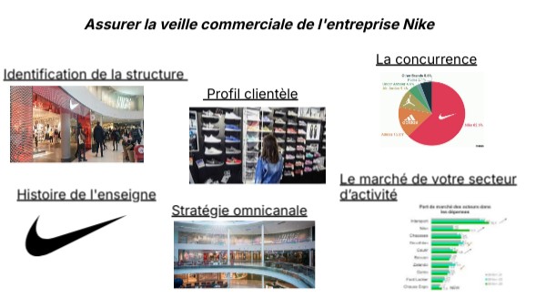 Assurer la veille commerciale de l'entreprise Nike | Genially