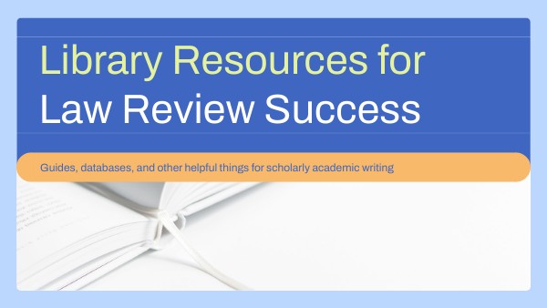 LR Note Writing Librarian Presentation