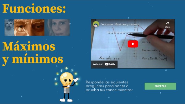 Funciones: maximos y minimos