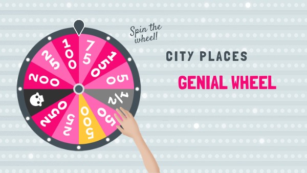 CITY PLACES Fortune wheel