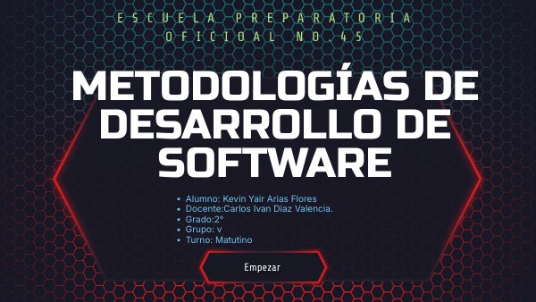 Metodologías de desarrollo de software | Genially