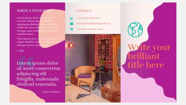 CORPORATE TRI-FOLD BROCHURE | Genially