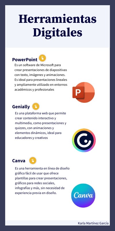 Infografía Herramientas Digitales. | Genially