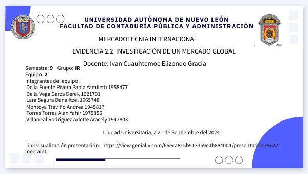 Ev 2.2 MERCAINT | Genially