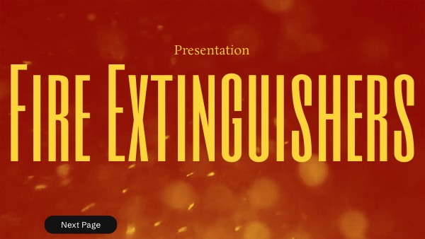 Fire Extinguisher Training | Genially