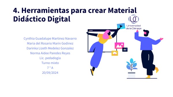 herramientas para crear material didactico digital | Genially