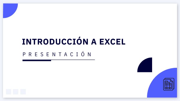 INTRODUCCIÓN A EXCEL | Genially