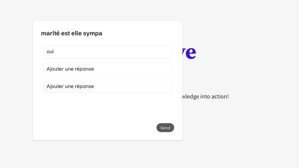 Cours interactif basique