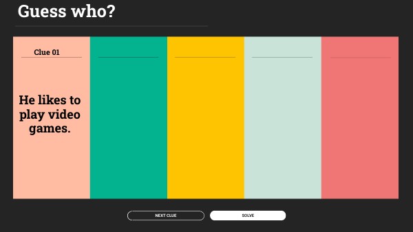 Guess who? Class - 9ºH | Genially