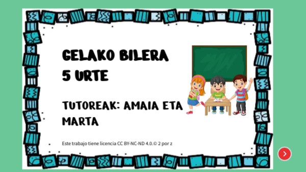 Guraso bilera 5 urte