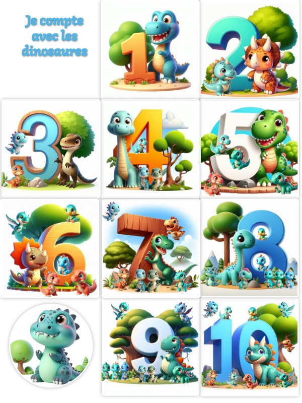 Chiffres dinosaures