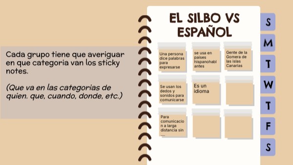 Interactive Activity 'El Silbo'