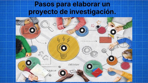 Pasos para elaborar un proyecto de investigación.