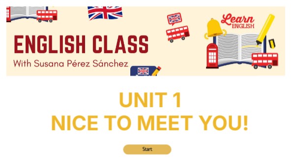 Unit 1. Nice to meet you!