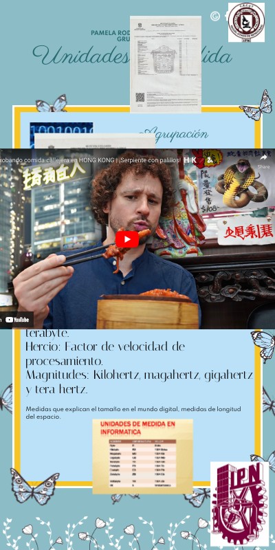 Infografia de unidades de medida de una computadora | Genially