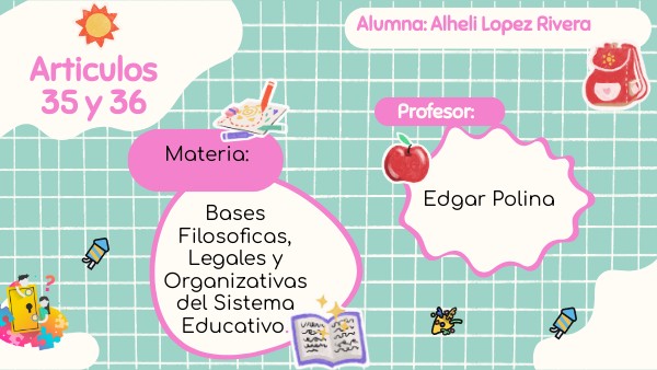 artículos 35 y 36